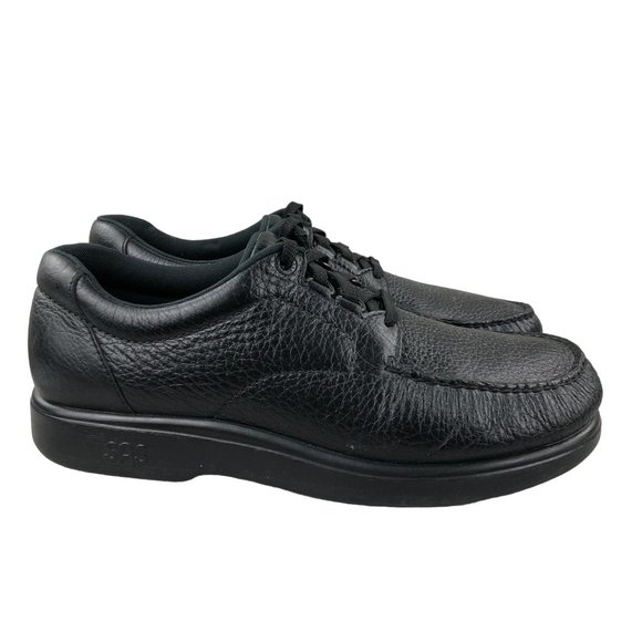 SAS | Shoes | Sas Mens Size 15m Bout Time Black Leather Closed Toe ...